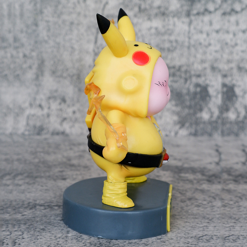 15cm Japan Anime Pokemon Pikachu Cosplay Majin Buu Dragon Ball Z Figure ...