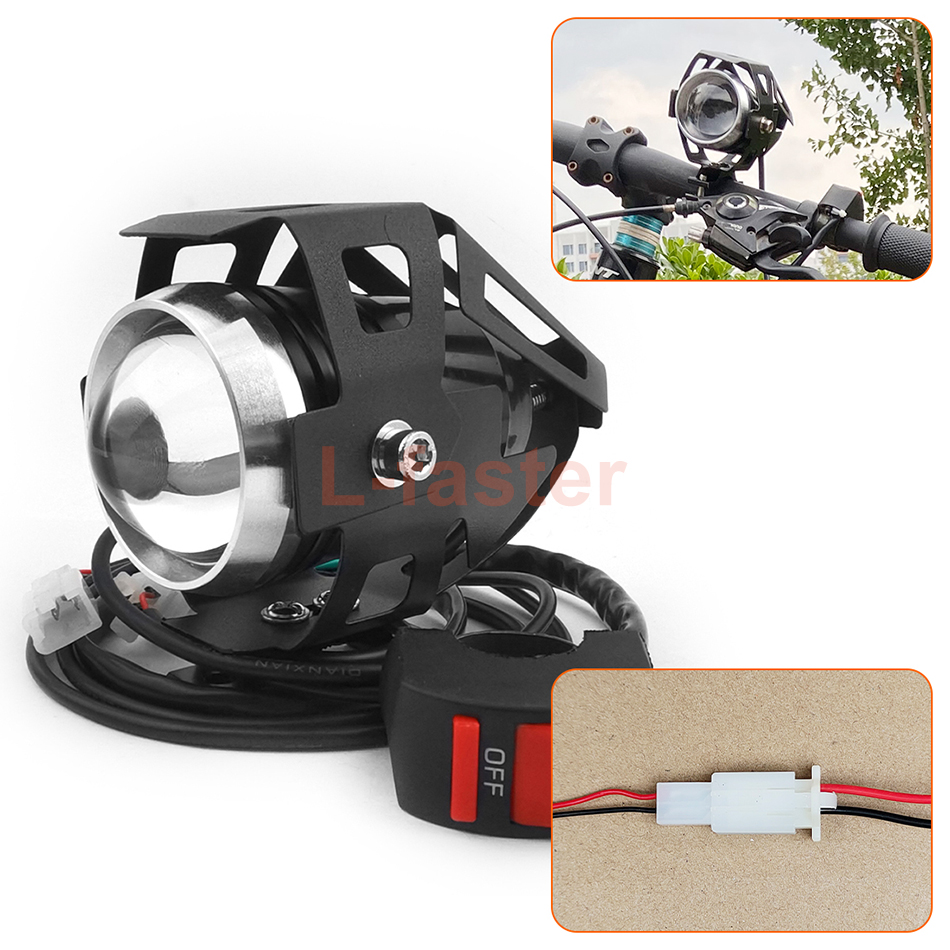 24V 350W City Bike Electric Headlight Stop Lamp Throttle Handlebar ...