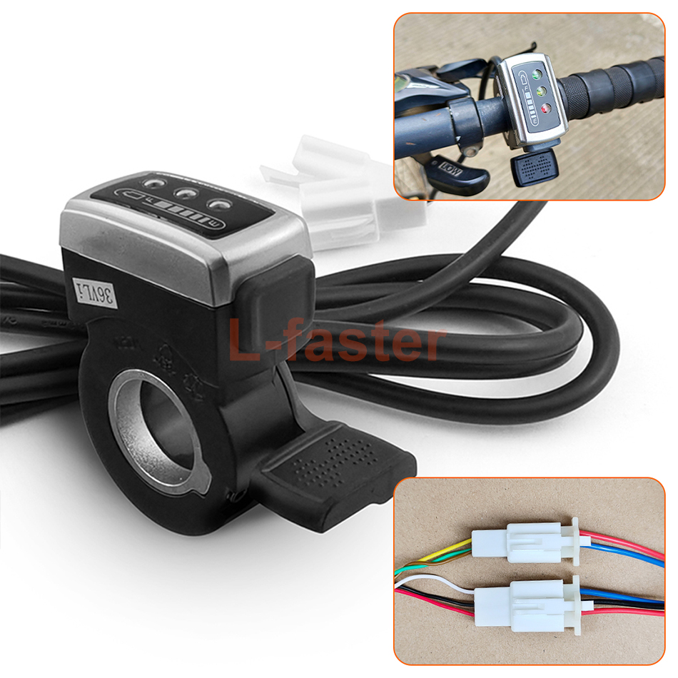 24V36V48V 450W 600W Electric Rickshaw Pedicab Throttle Handle Lens ...