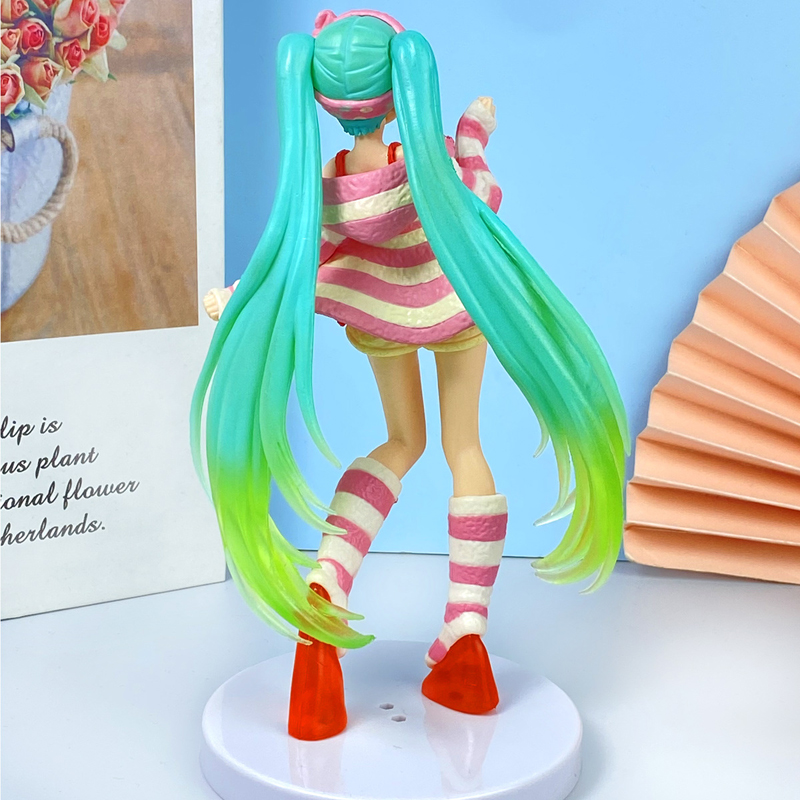 20cm Anime Hatsune Miku Home Clothes Pajamas Dress Up Standing Model ...