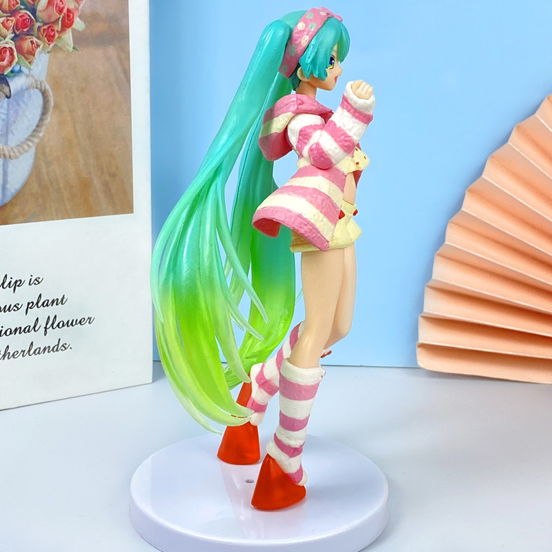 20cm Anime Hatsune Miku Home Clothes Pajamas Dress Up Standing Model ...
