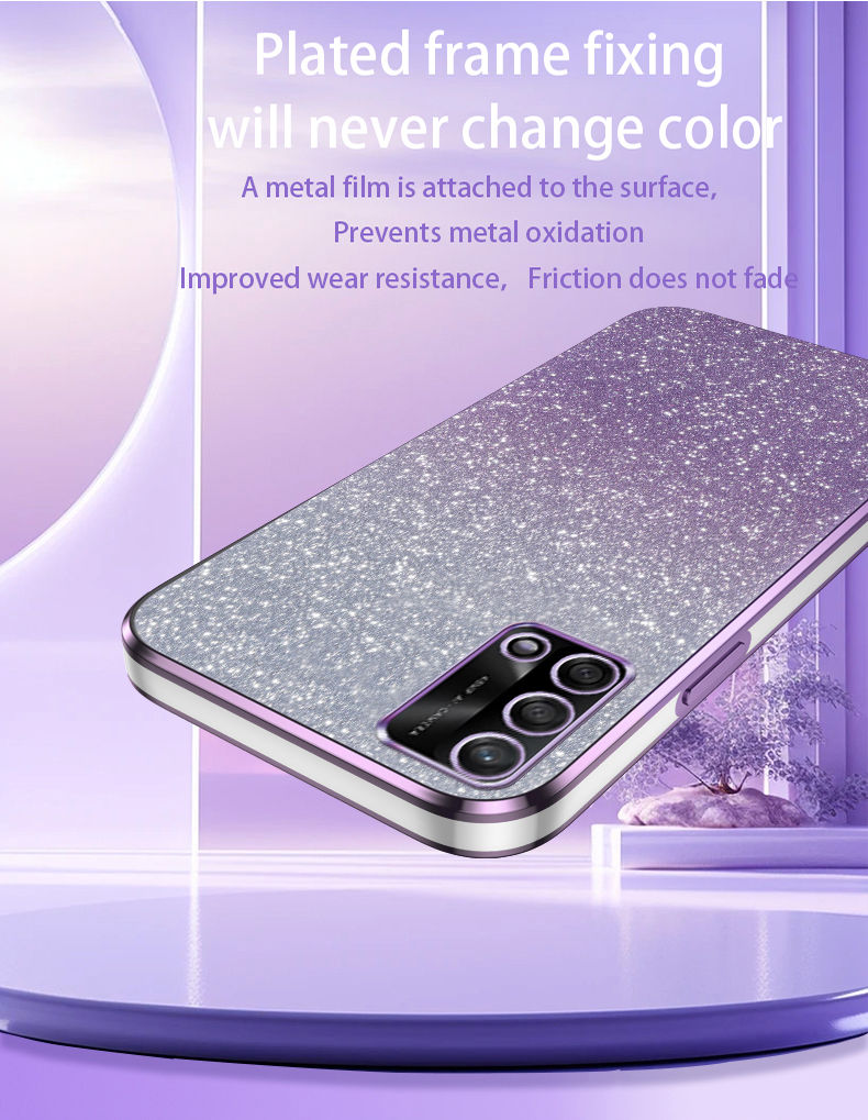 Casing Oppo A95 A74 A55 4G Case Casing The new high-quality glitter is ...