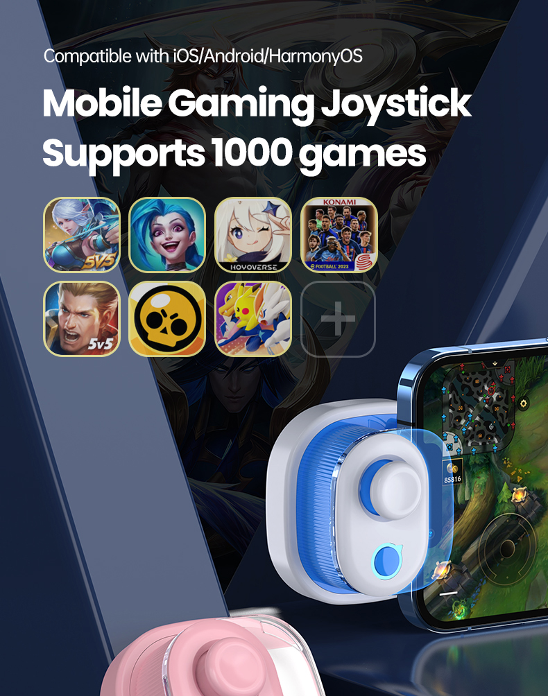 【Free Gift】HG Mobile Game Joystick Game Accessories League Of Legends ...
