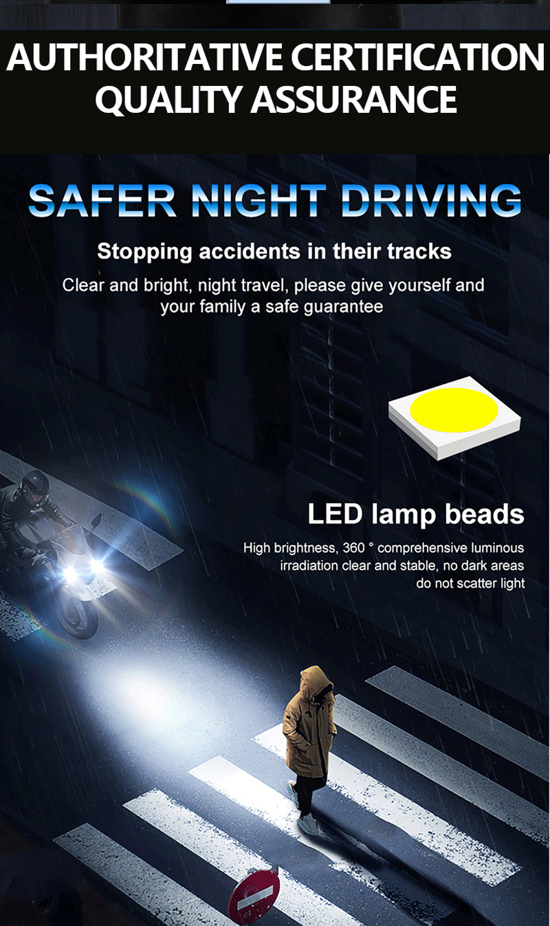 (Local shipping) INSMART 360° LED Light For Motorcycle Mini Driving ...