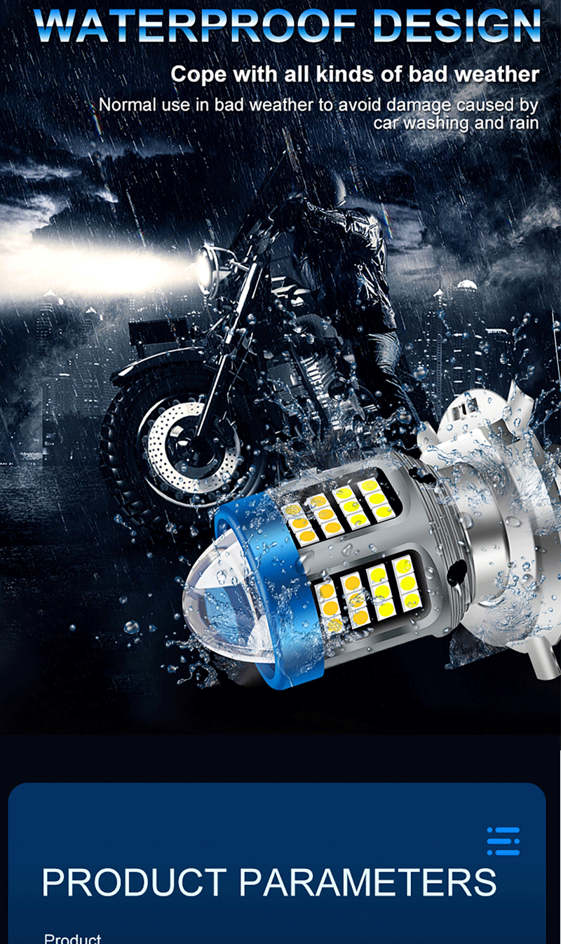 (Local shipping) INSMART 360° LED Light For Motorcycle Mini Driving Light Led Bulb Spot Lights ...