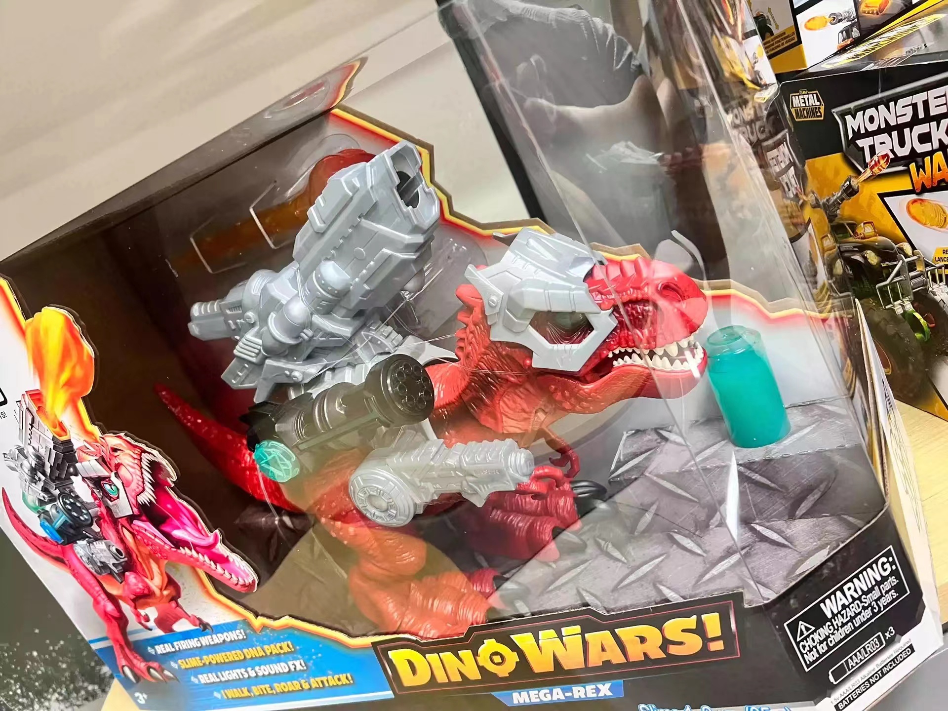 Robo Alive Dino Wars Mega-Rex by ZURU Dinosaur Battle Realistic Walking ...