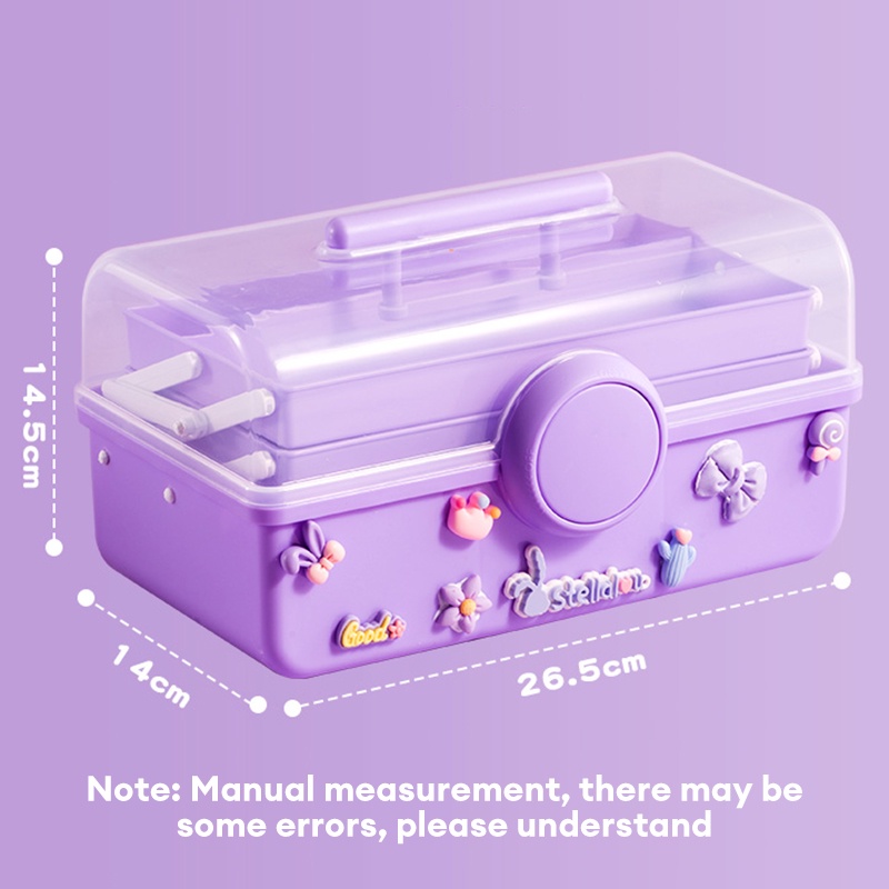 Guka Set Box 3-Layer Storage Box DIY Phone Case Cream Glue Guka Large ...