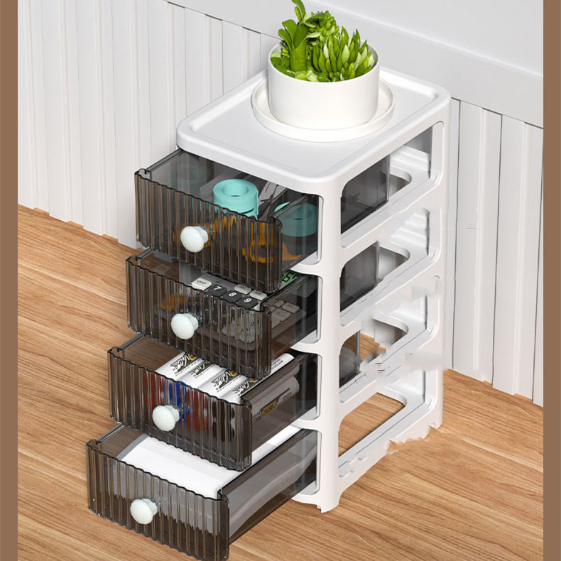 Mini Desktop Storage Box Drawer Style Cabinet Storage Box Cosmetics Storage Box | Shopee Philippines