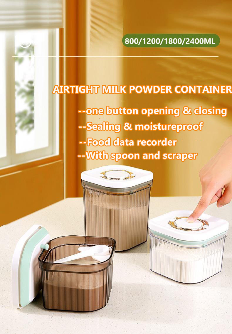 Sunlife Baby Milk Powder Container 800/1200/1800/2400ML Airtight Food ...