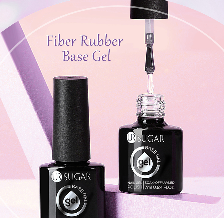 UR SUGAR 7ML Fiber Rubber Base Gel Functional Gel LED/UV Soak off Gel ...