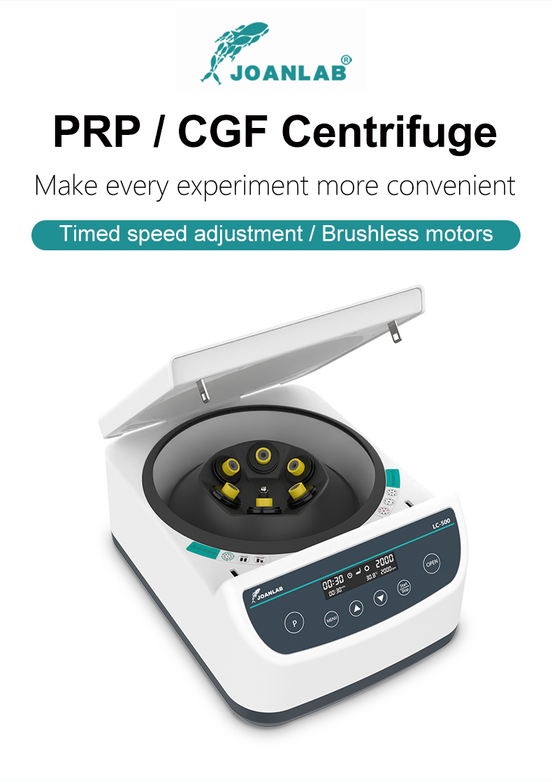 JOANLAB Prp Centrifuge Machine Cgf Plasma Centrifuge Laboratory For 2/5/10ml Blood Collection ...
