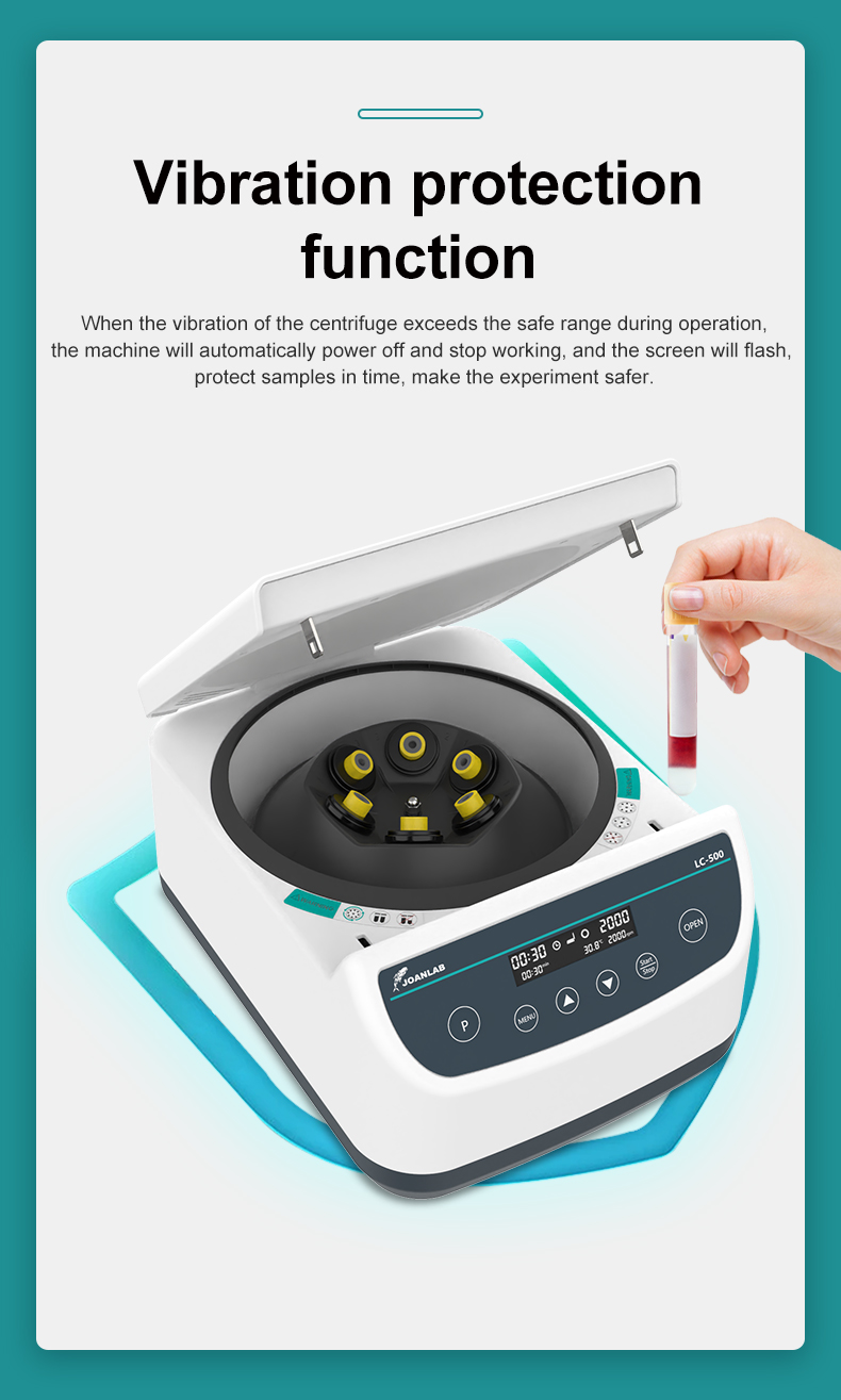 JOANLAB Prp Centrifuge Machine Cgf Plasma Centrifuge Laboratory For 2/5/10ml Blood Collection ...