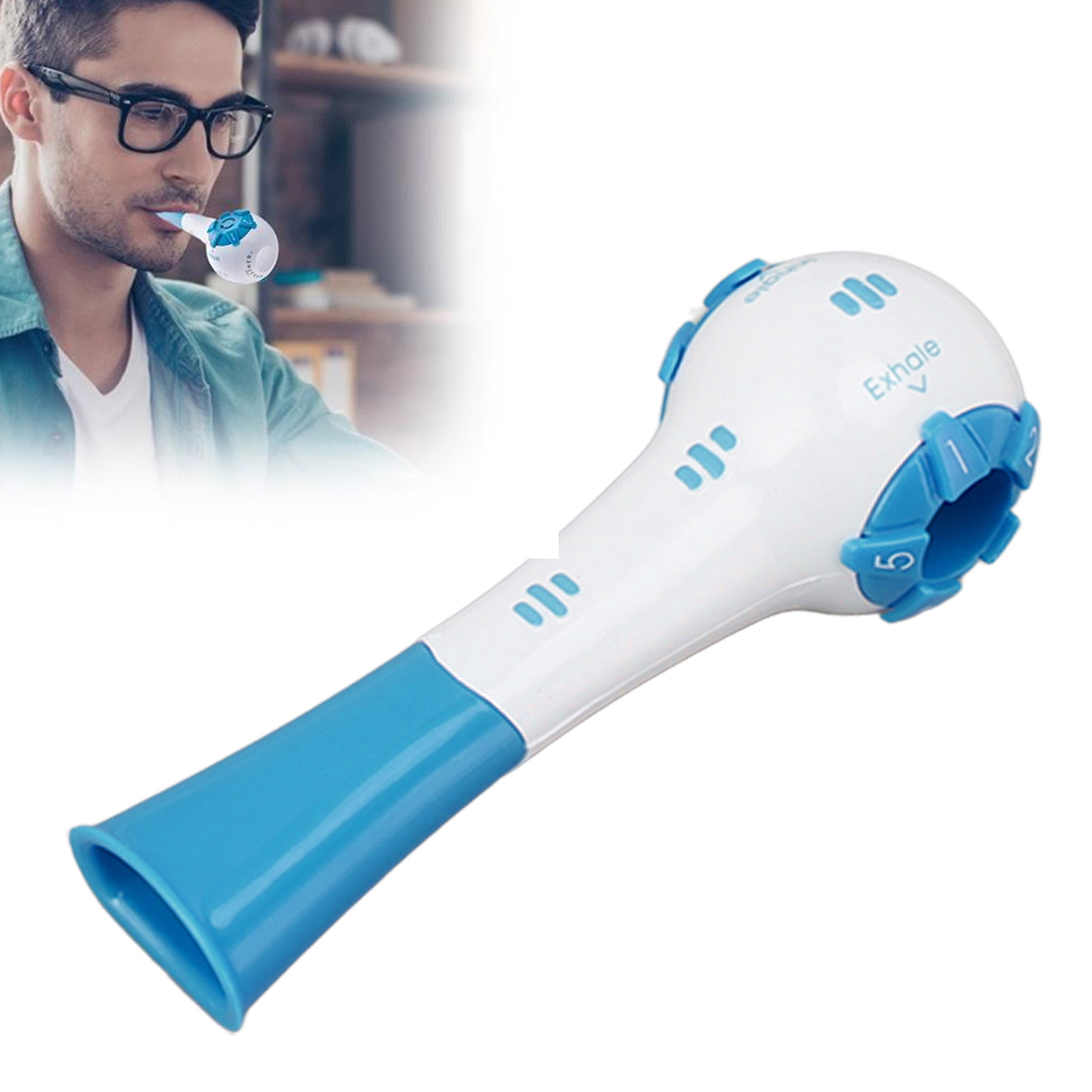 Breathing Lung Recovery Exerciser Handheld Expiratory Muscle Trainer ...