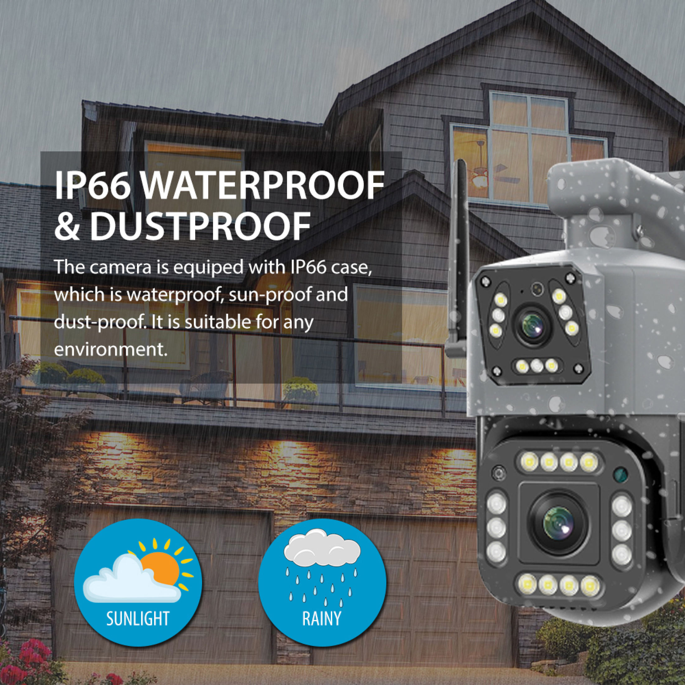V380 Pro V10 6mp Dual Lens Cctv Wireless Wifi Connect To Cellphone Ip66 ...