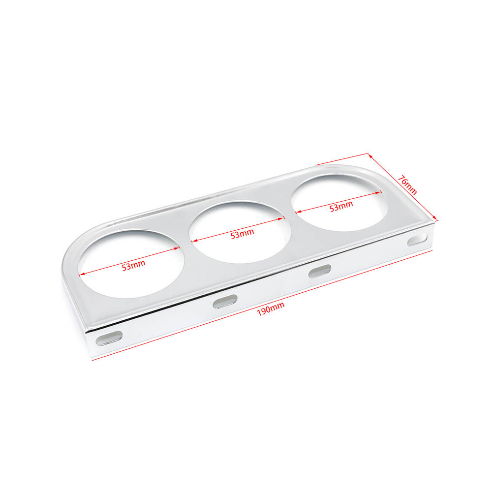 52mm 3-Hole Triple Instrument Panel Shell Gauge Mounting Bracket 2 inch ...