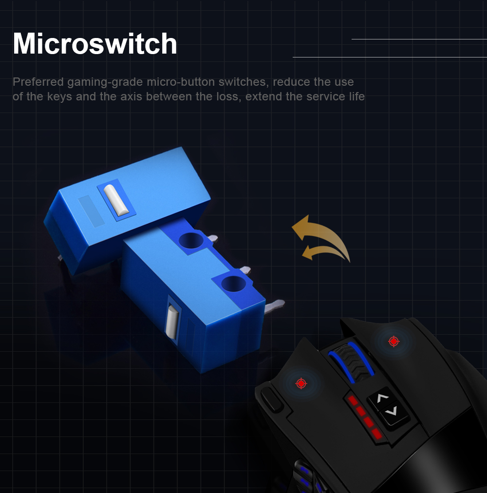 E-YOOSO X-33 RGB USB 2.4G Wireless Gaming Mouse 16000 DPI 16 buttons ...