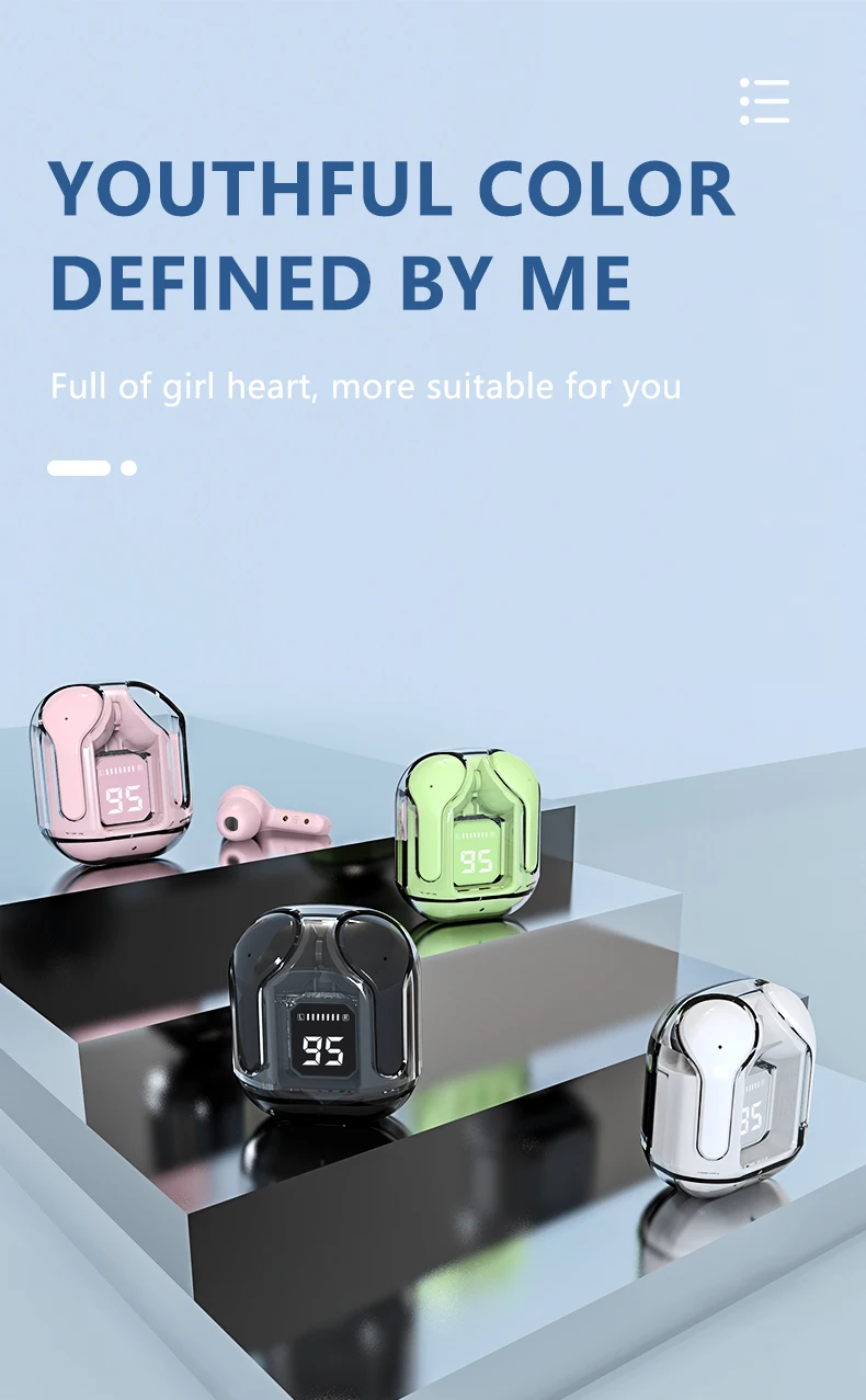 KY8 Earbuds (3 Freebies: Silicon Case+Lanyard+Game Sleeve) 6 Colors Transparent Body Earphone ...