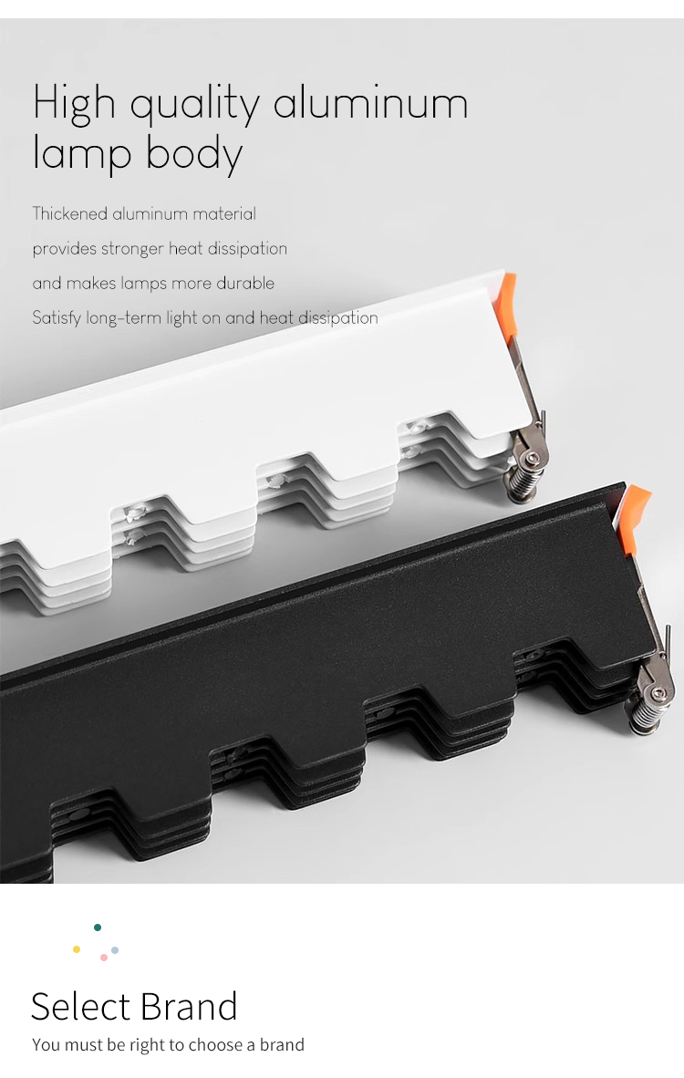 Downligt Led Spotlight Recessed Ceiling Light Linear COB Down Light ...