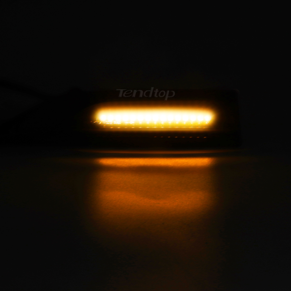 2Pcs Side turn signal lamp LED dynamic turn signal light side marker ...