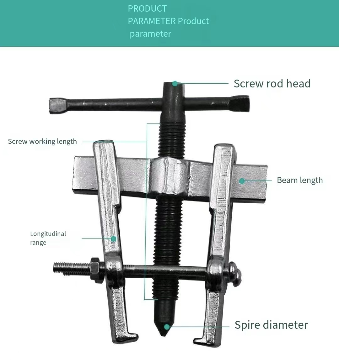 Two-claw puller bearing removal tool dialer two-claw separation puller ...