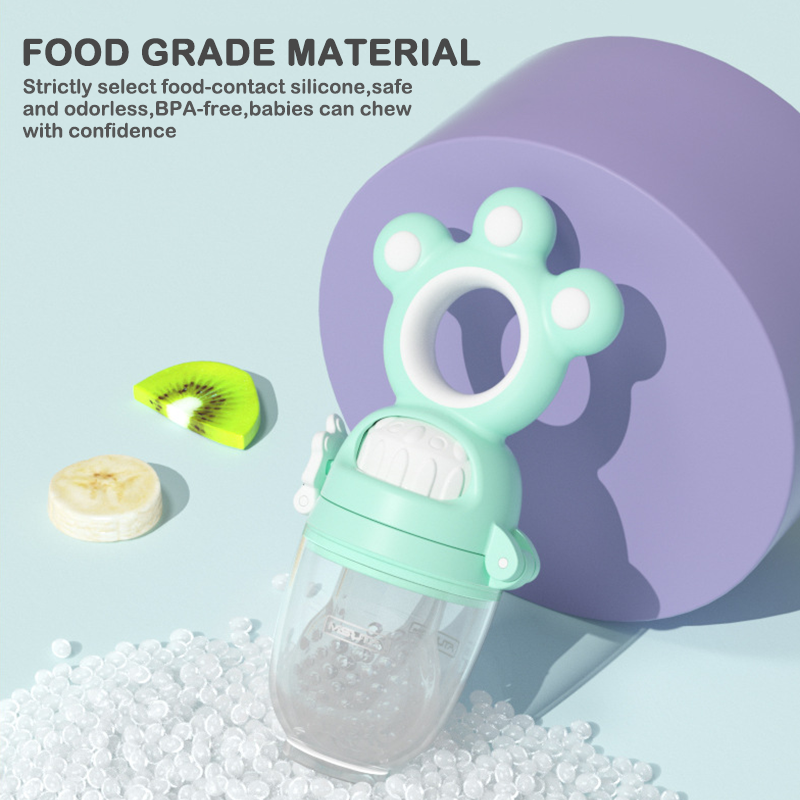 Fruit Feeder Pacifier BPA Free Silicone Baby Pacifier Fruit Feeder With ...