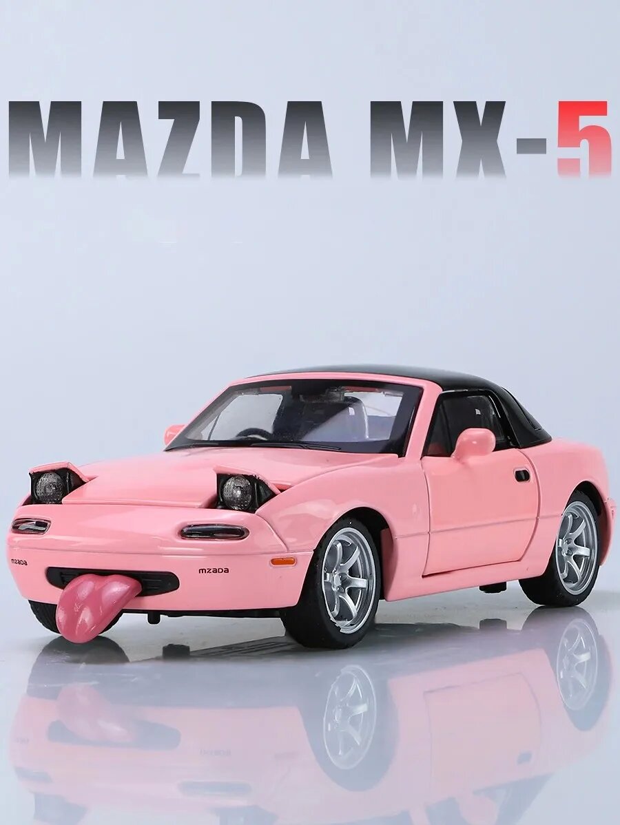 Diecast car 1:32 Mazda Miata MX-5 JDM Convertible Coupe Car Models ...