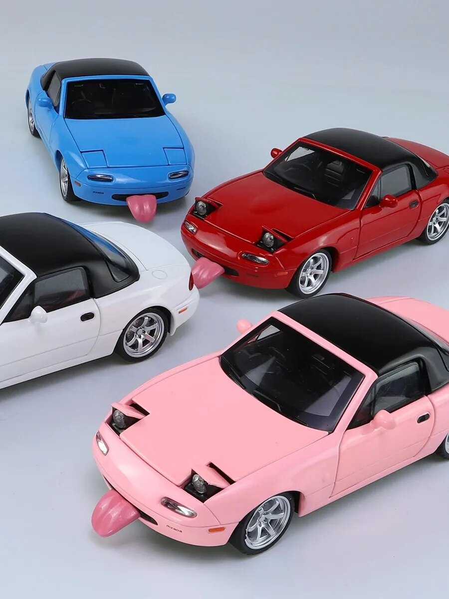 Diecast car 1:32 Mazda Miata MX-5 JDM Convertible Coupe Car Models ...