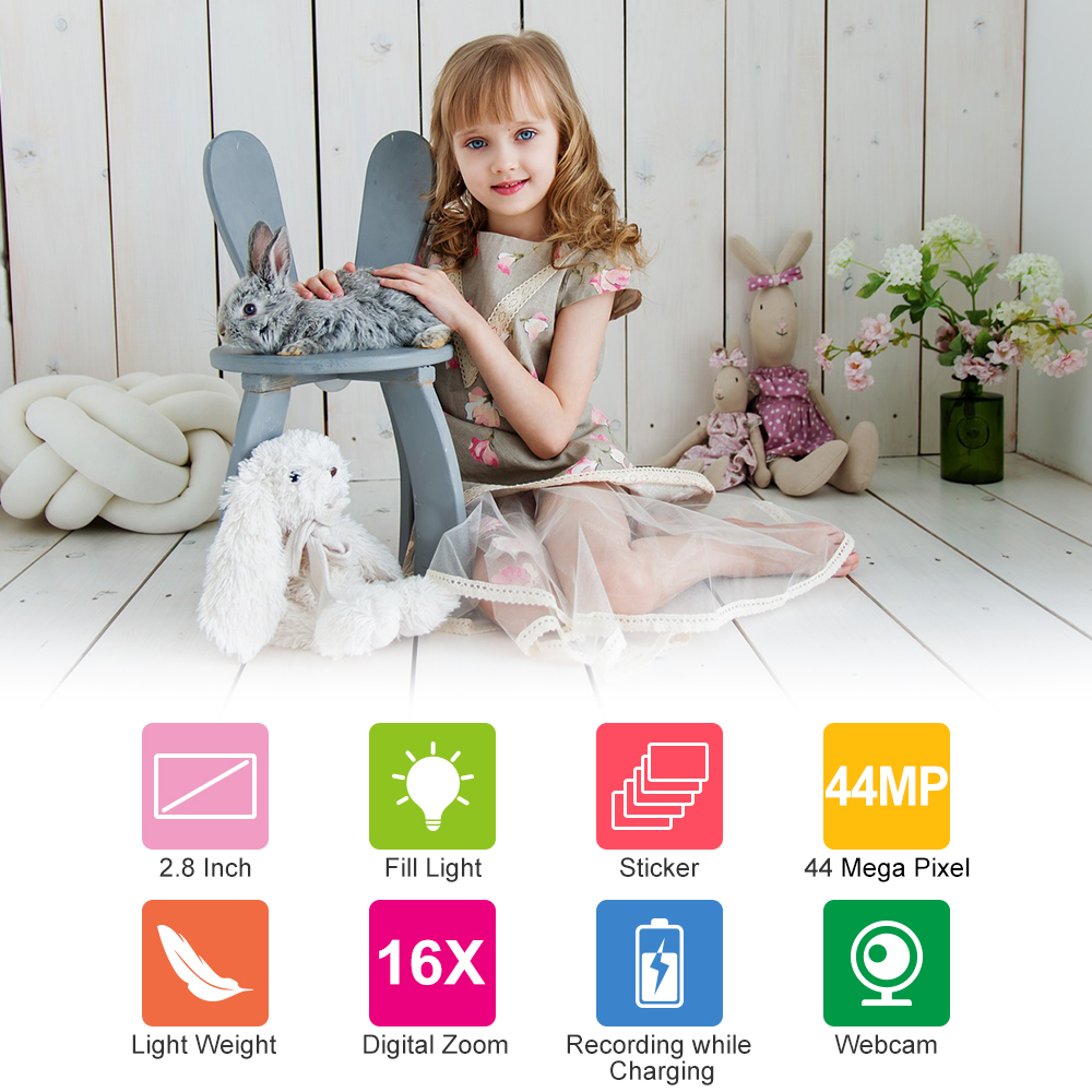 4K Digital Camera HD Camera Selfie Portable Digital Camera Portable ...