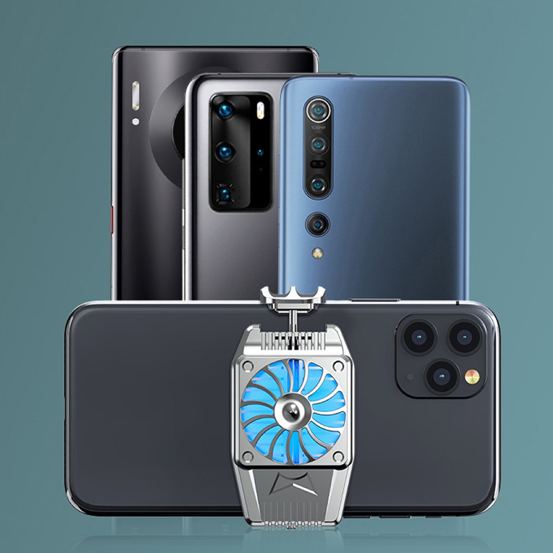 Air-Cooled Phone Radiator Chargeable Phone Gaming Cooler Portable ...