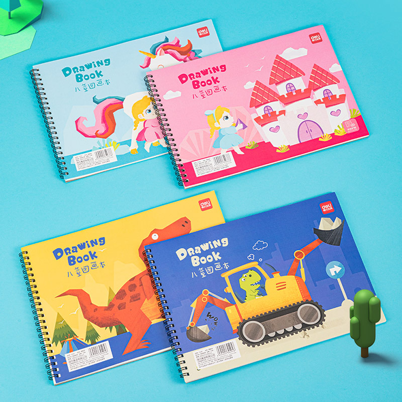 Deli A4 Sketch Books 30 Sheets Thicken Picture Book Children's Blank ...