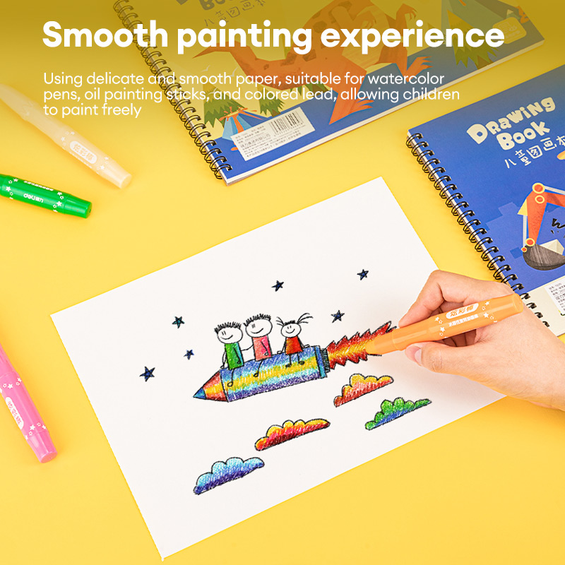 Deli A4 Sketch Books 30 Sheets Thicken Picture Book Children's Blank ...