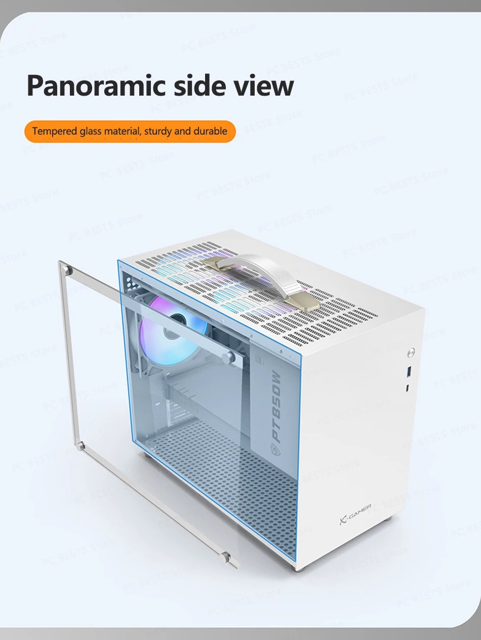 Power Train X100 Portable Handheld Case Mini-ITX/MATX Motherboard USB3 ...