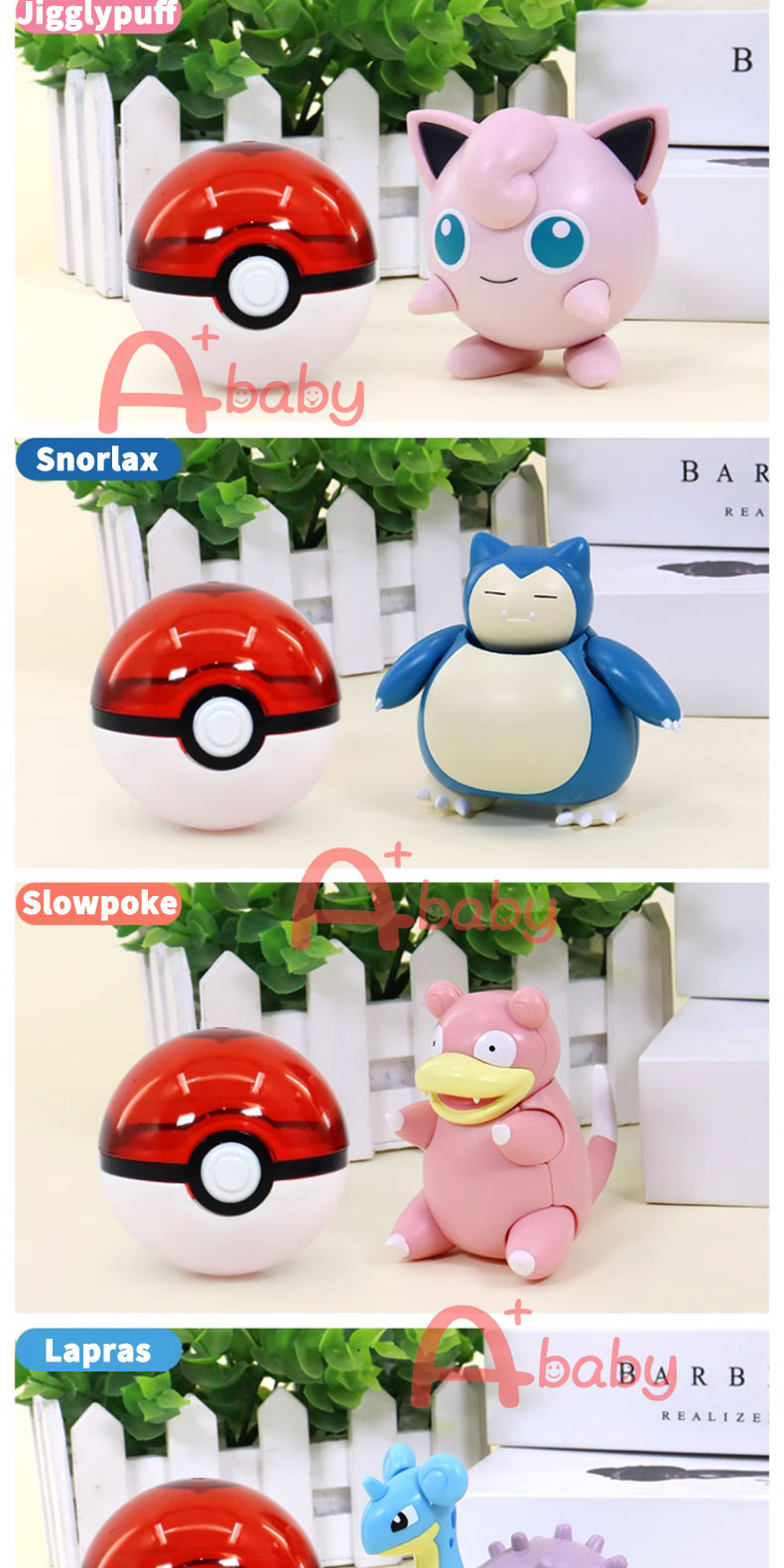 [A+baby]Pokemon DIY Assembly Series Toy Figure (Pikachu/Eevee/Psyduck ...