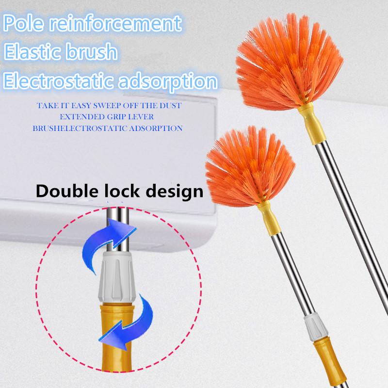Ceiling ball brush Ceiling sweep Extended rod roof broom retractable ...