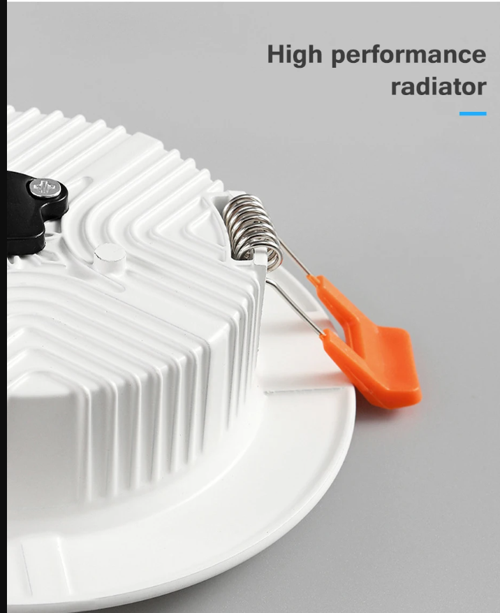 Tri-color LED Downlight 5W 9W 12W 18W 24w Spotlight Recessed Round LED ...