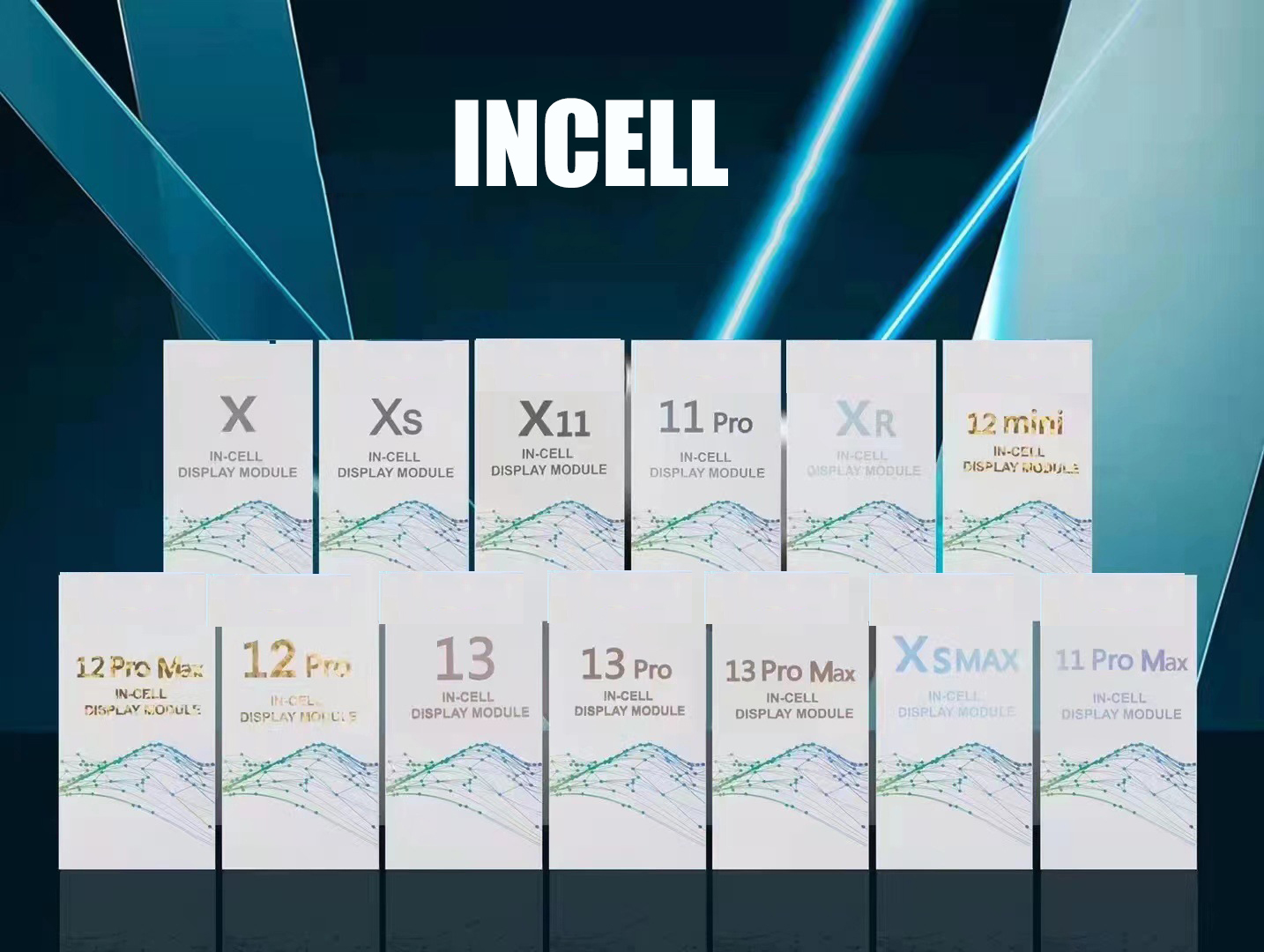 JK INCELL Screen For iPhone X XR XS 11 Pro Max LCD Display Touch Screen ...