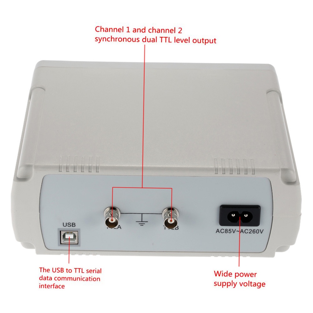 High Precision Digital DDS Dual-channel Function Signal Source ...