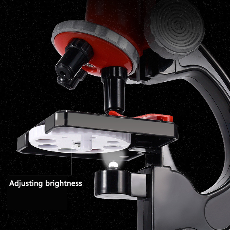 4800X Microscope and Mobile Phone Camera Link Kid Microscopic World ...