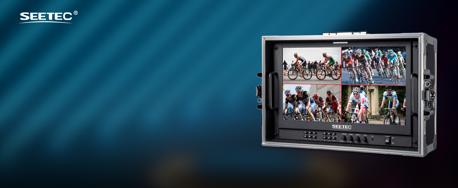 SEETEC ATEM156S-CO 15.6 Inch Multi-Camera Broadcast Monitor,Real-time ...