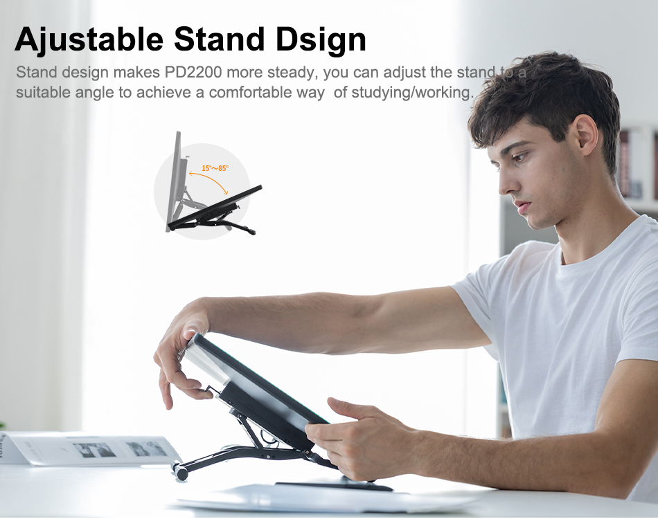 GAOMON PD2200 21.5 Inches 120%sRGB Graphic Drawing Tablet Monitor Pen ...