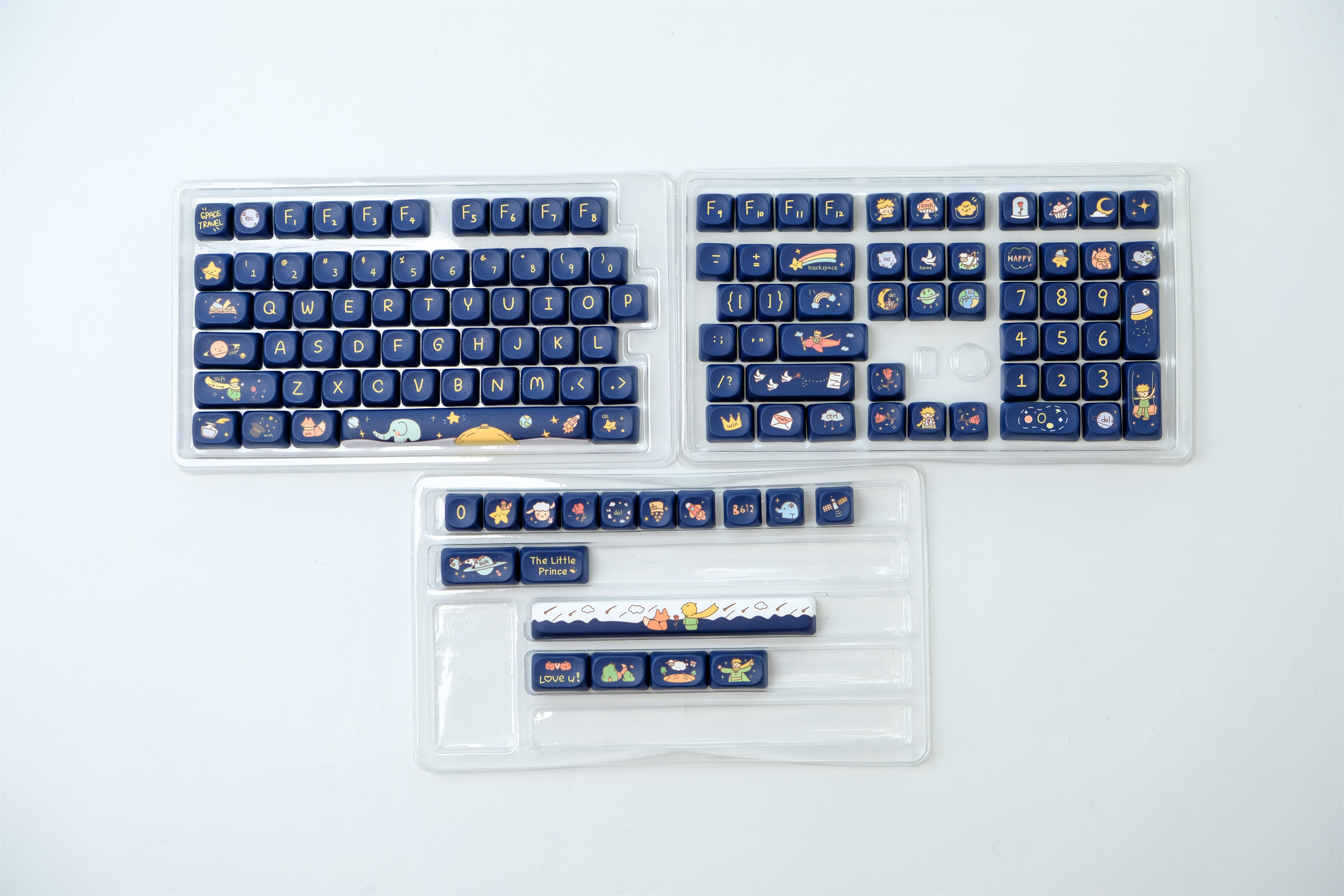 GMK little Prince keycaps, 126 Keys keycaps MOA Profile DYE-SUB ...