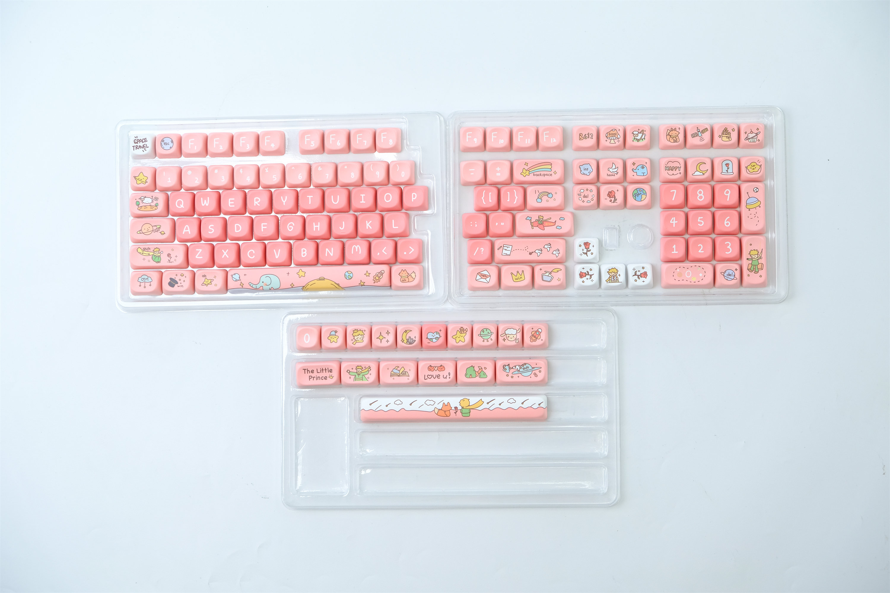 GMK little Prince keycaps, 126 Keys keycaps MOA Profile DYE-SUB ...