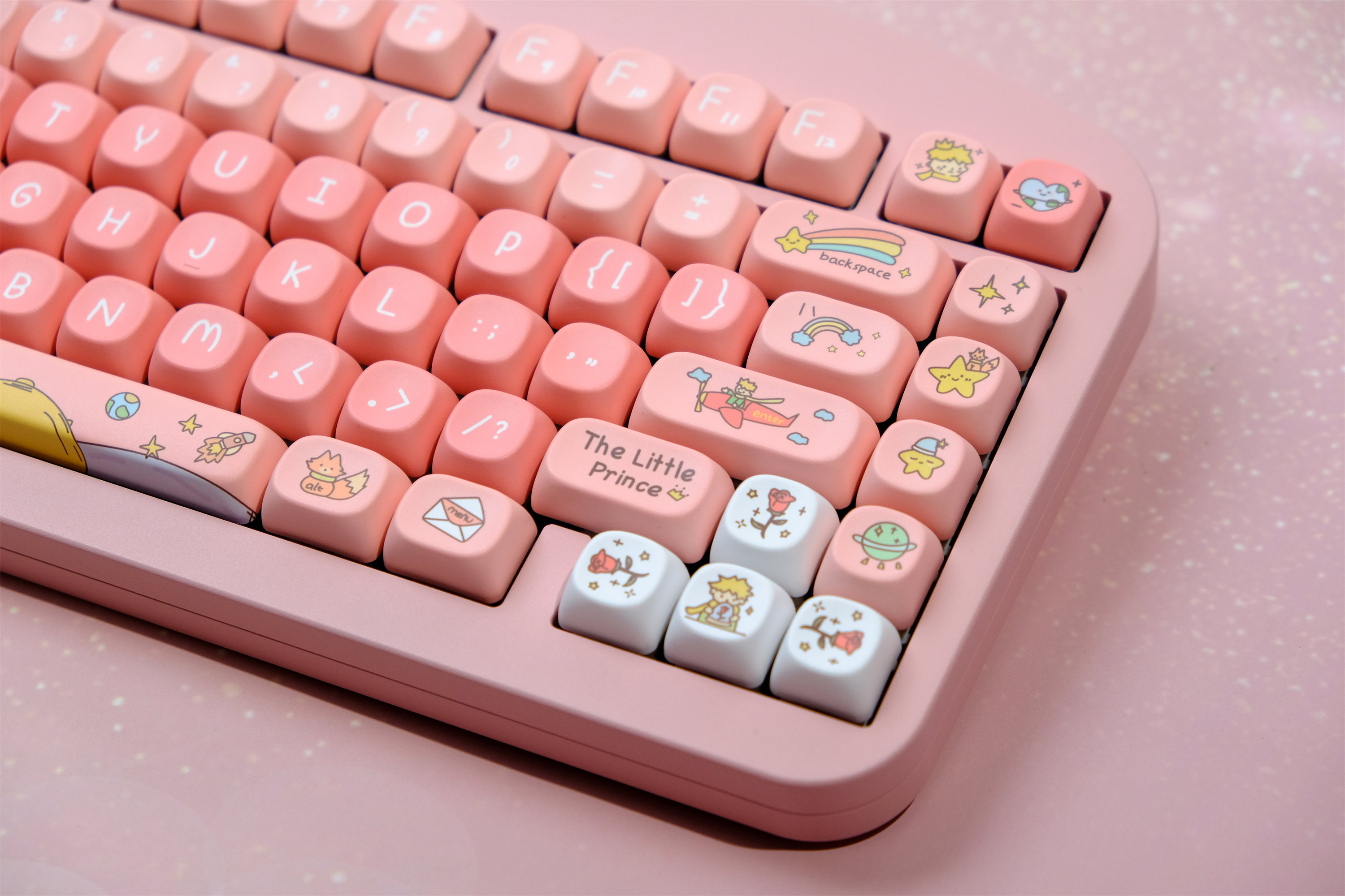 GMK little Prince keycaps, 126 Keys keycaps MOA Profile DYE-SUB ...