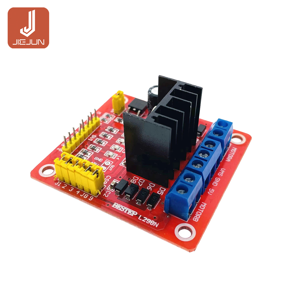 L298N DC Motor Driver Module Stepper Motor Board Dual H Bridge Max 20W ...