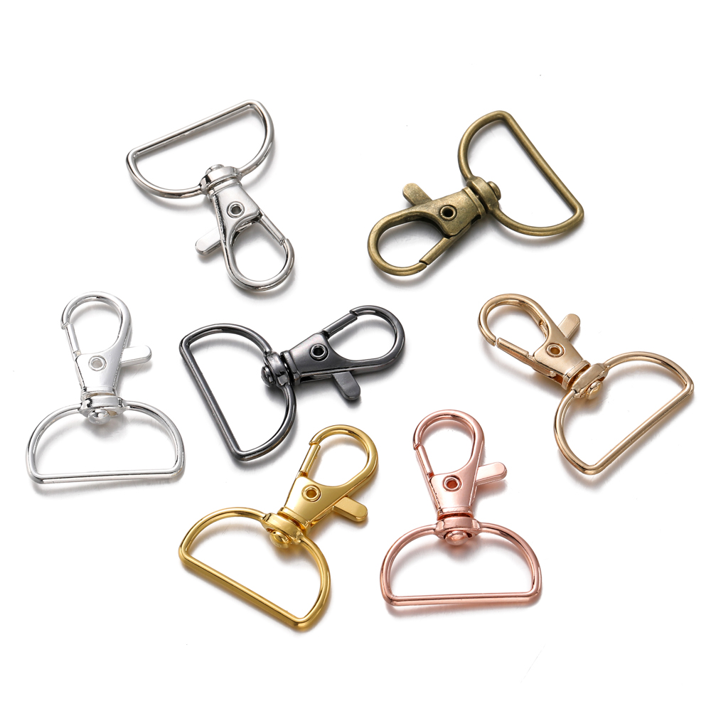 St. kunkka 10Pcs 25mm Alloy Keychain Lobster Clip Car Keychain ...