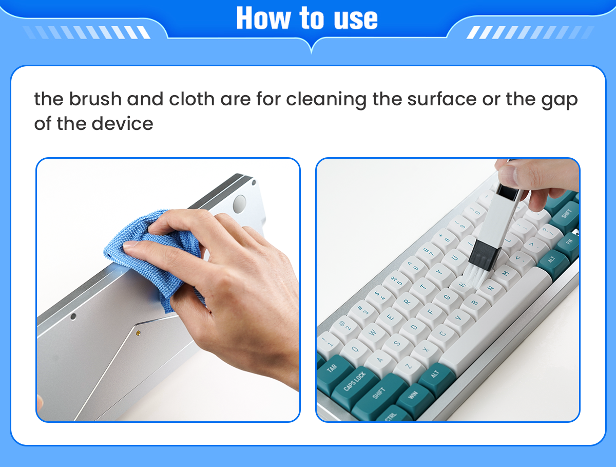 Mechanical Keyboard Tweezers Lube Tool Brush Switch Puller Opener Stem ...