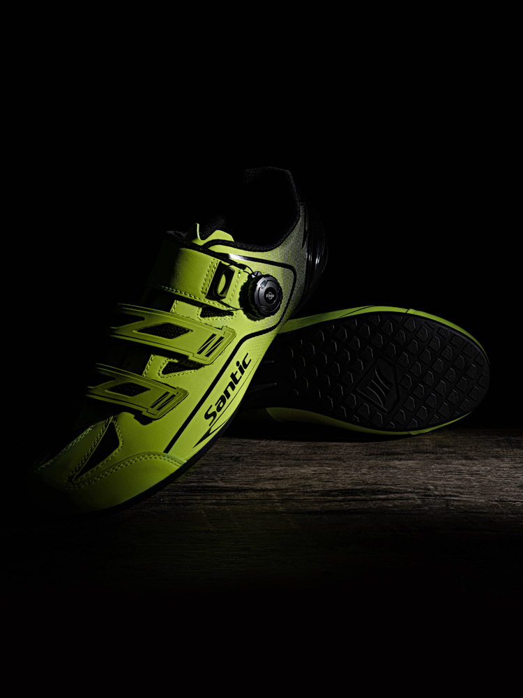 Santic Non-locking Cycling Shoes for Men Women Fitgo Lacing System ...