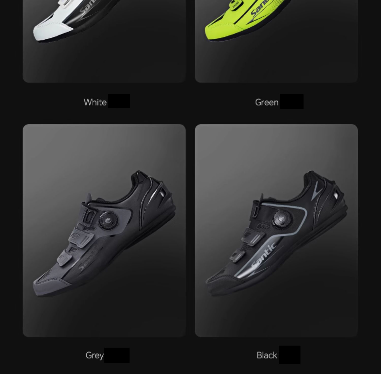 Santic Non-locking Cycling Shoes for Men Women Fitgo Lacing System ...