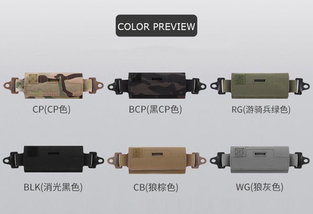 SINAIRSOFT Tactical Helmet Rear Counterweight Pouch NVG Balancing ...
