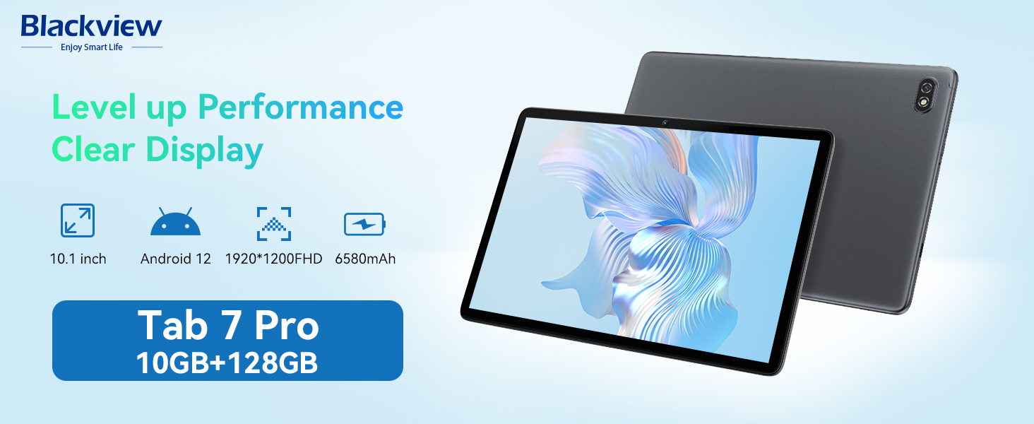 Blackview Tab 7 Pro 10.1-inch Unisoc T606 Octa-core 6GB+128GB 6580mAh ...